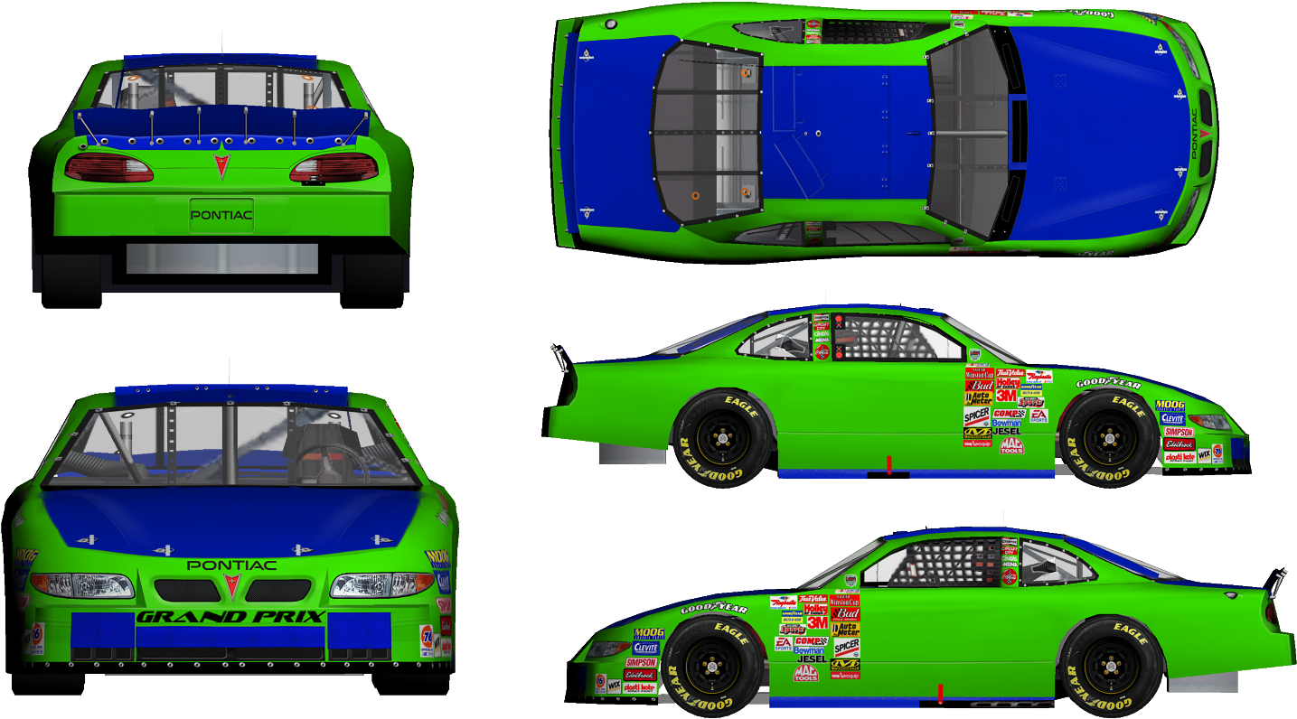 Download Sng S Cup Templates - Pontiac Grand Prix Template - ClipartKey