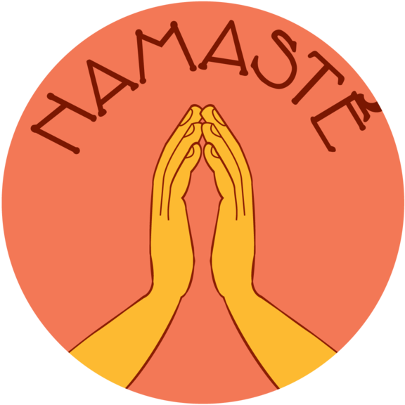 Download Namaste Button - Circle - ClipartKey