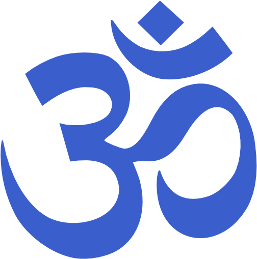 Download Blue Hinduism Symbol Transparent - ClipartKey