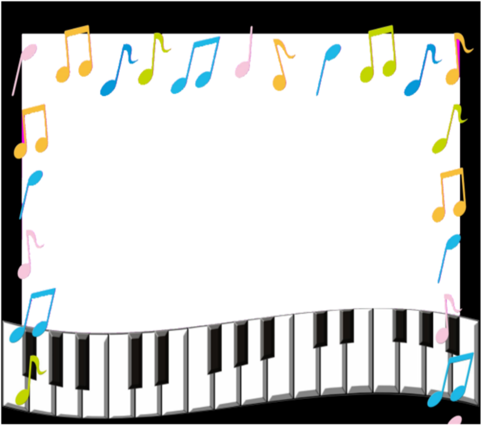 Download Transparent Music Frame Png - Music Notes Borders And Frames ...