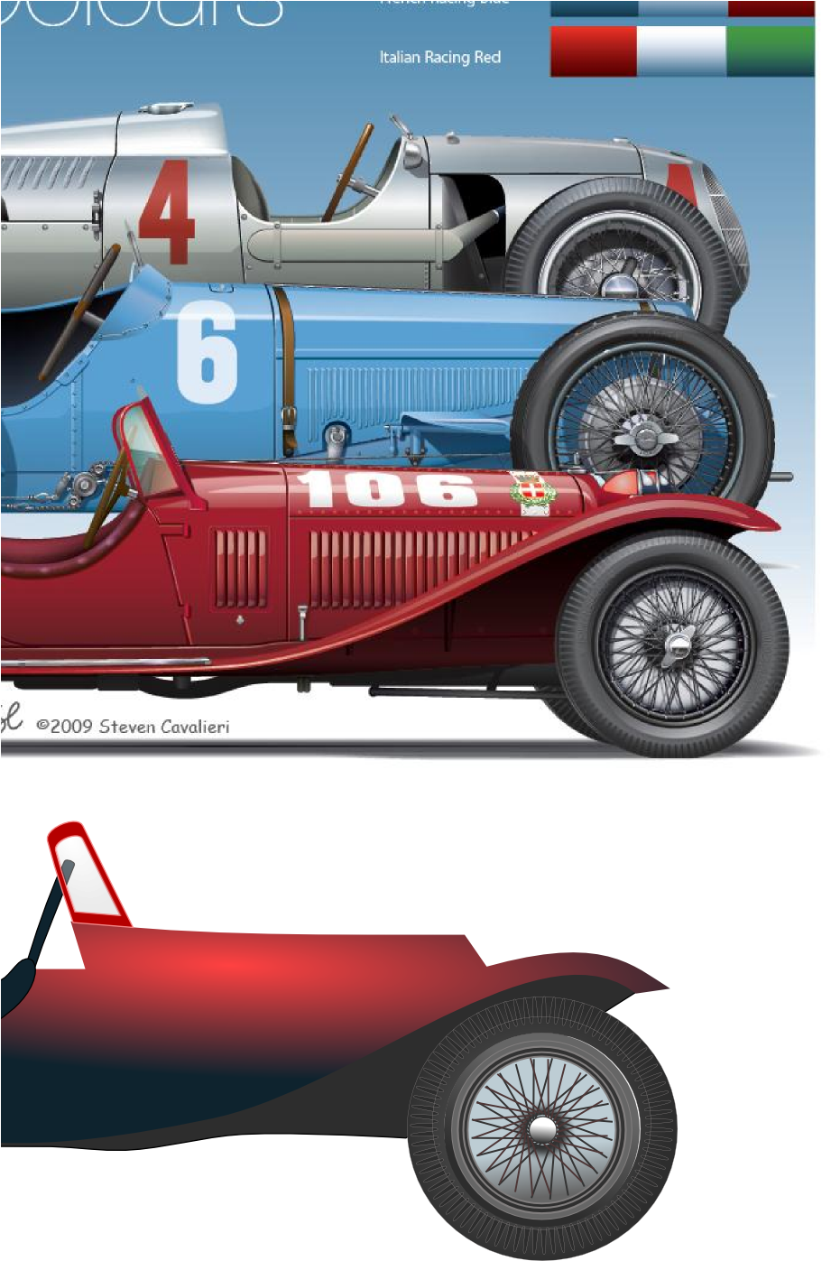 Download Transparent Vintage Race Car Clipart - Auto Racing Colours ...