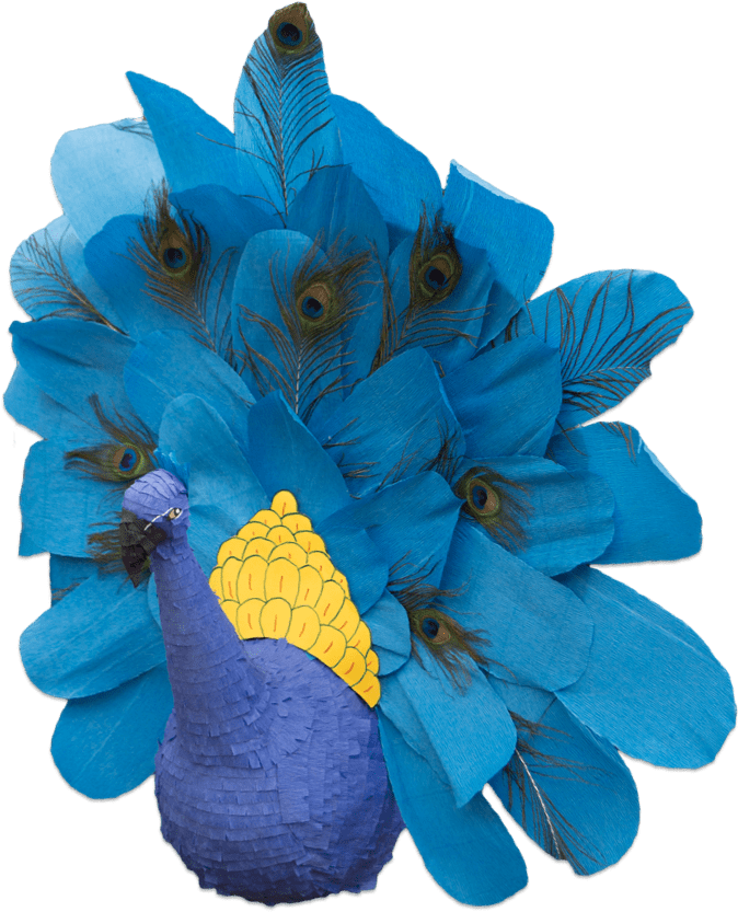 Download Custom Peacock Pinata Break Free Pinatas - Headpiece - ClipartKey