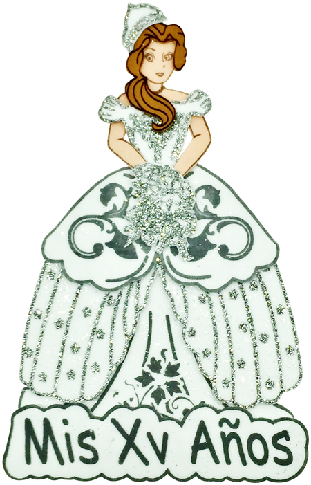 Download Hanger Clipart Quinceanera Girl - Quinceanera Cartoon - ClipartKey