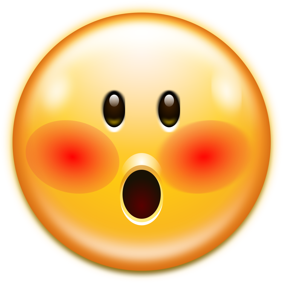 Download Oxygen480 Emotes Face Embarrassed - Smiley - ClipartKey