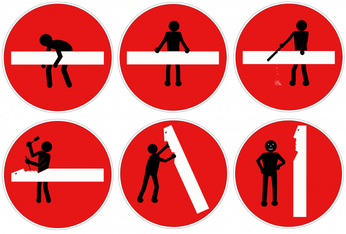 Download Stick Figure, Road Sign, Traffic Sign - Stick Figure In ...