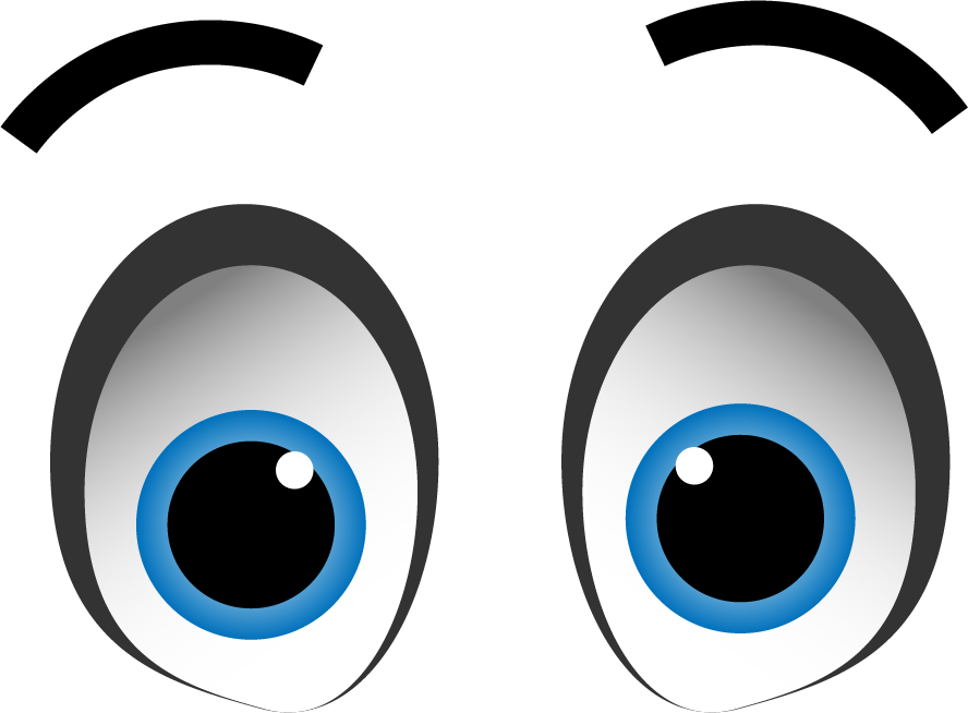 Download 11 Expression Cartoon Eyes With Transparent Background ...