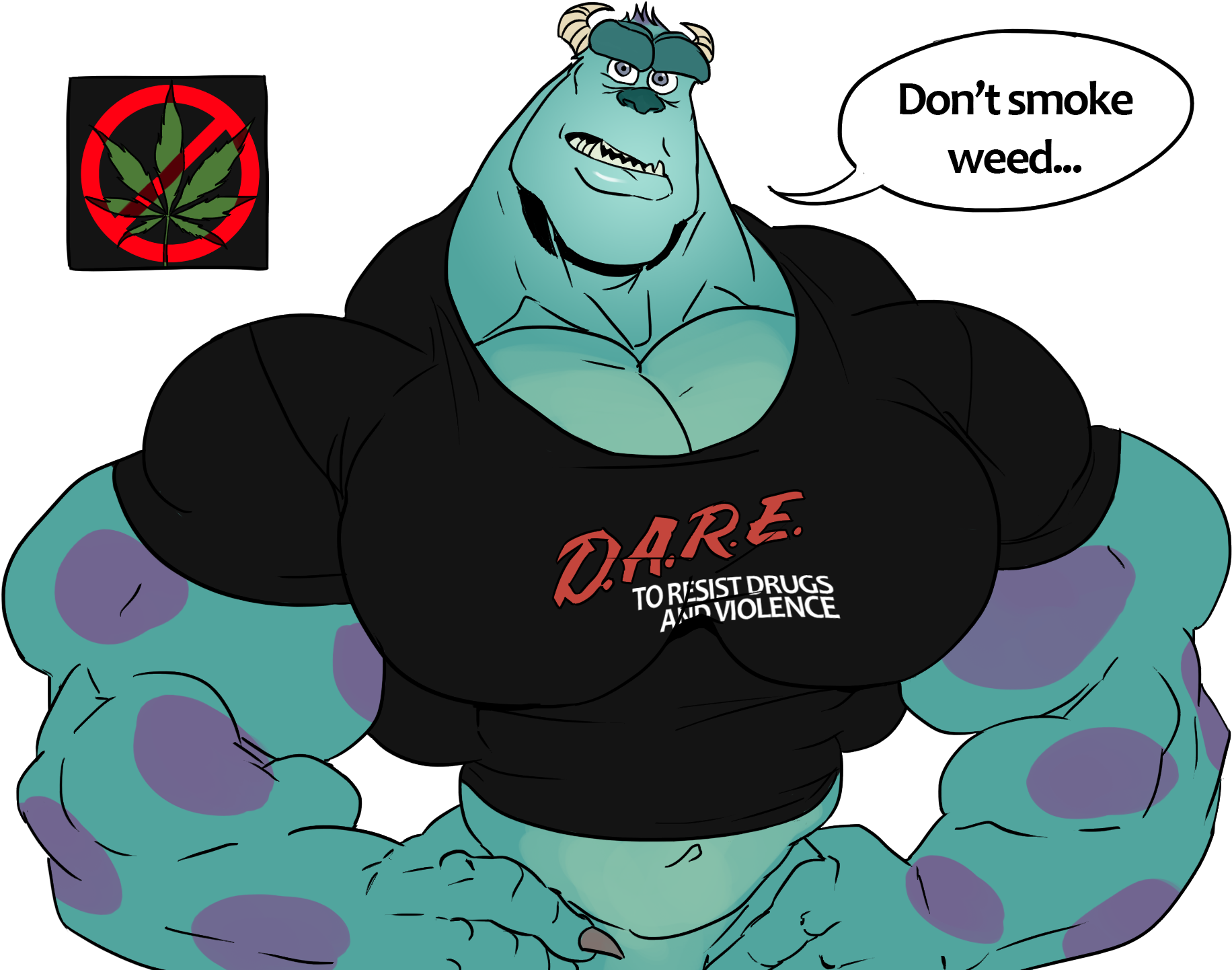 Download Transparent Sully Monsters Inc Png - Buff Sully Monsters Inc ...