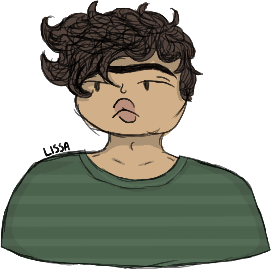 Download Guy With A Unibrow By Little Lissa - Cartoon - ClipartKey