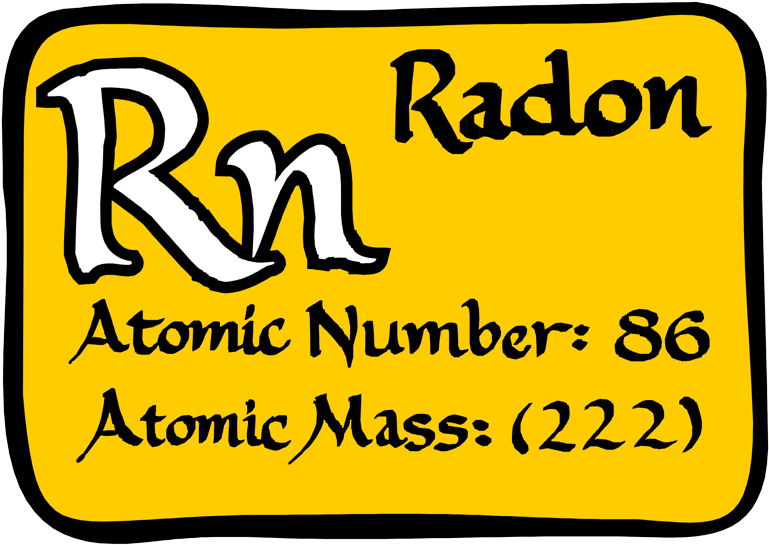Download Radon - Radon Atomic Number And Mass - ClipartKey