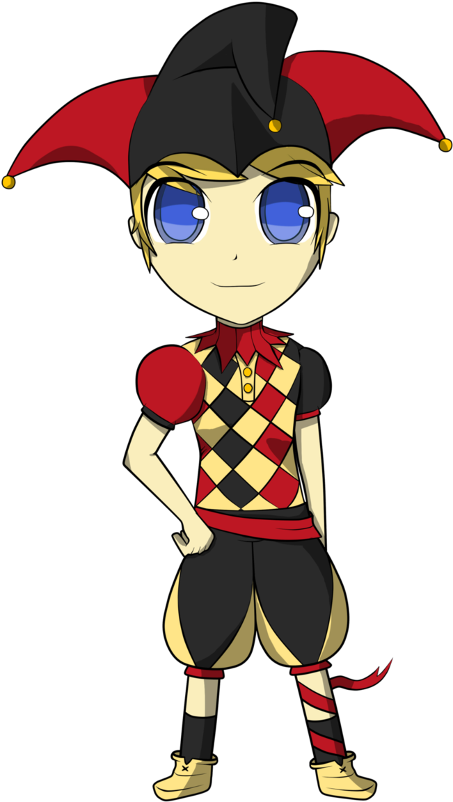 Download Transparent Jester Clipart - Chibi Jester - ClipartKey