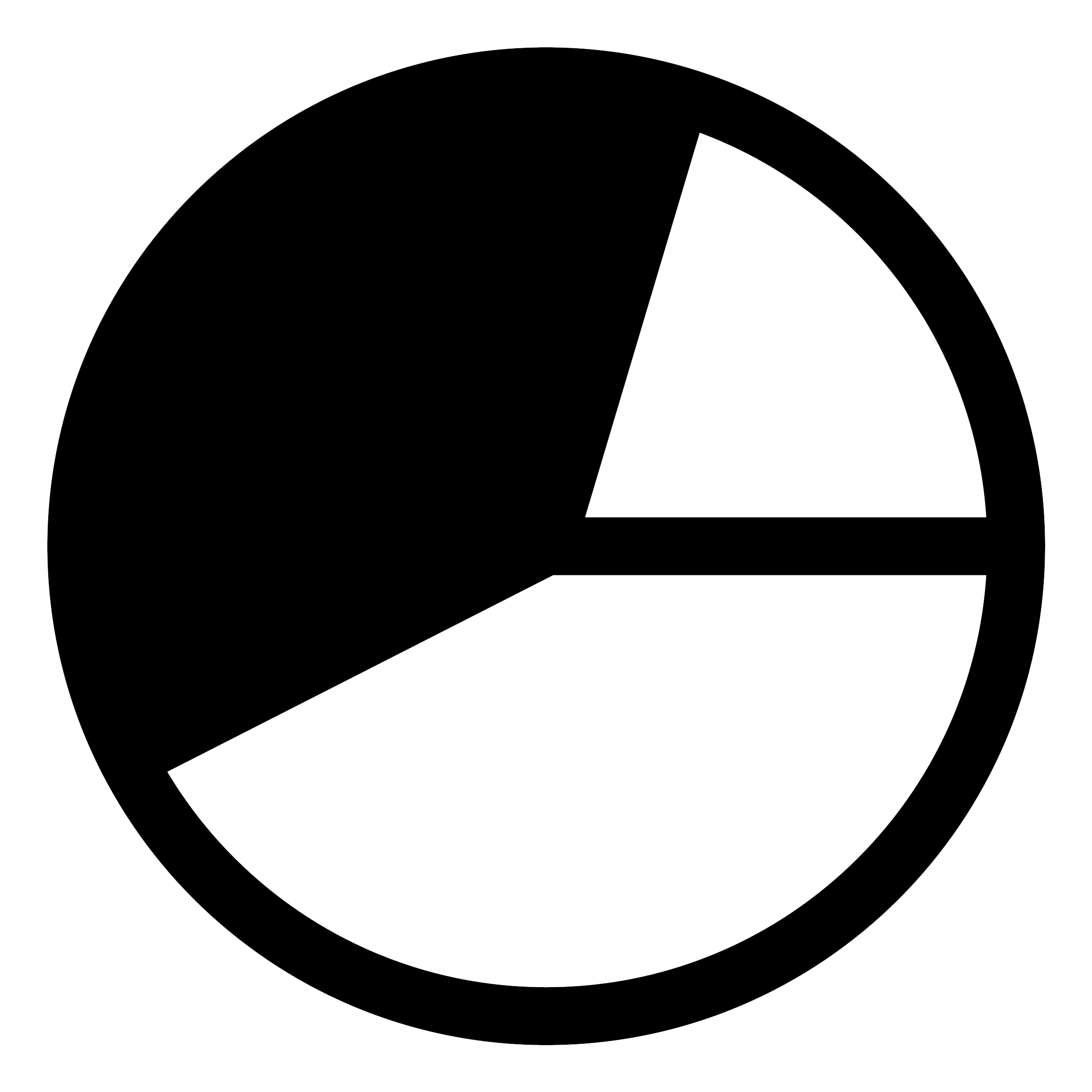 Download Mono Chart Pie - Pie Chart Black And White - ClipartKey