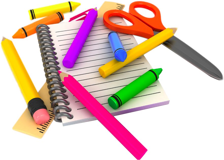 Download School Supplies Education Clip Art - School Tools Png - ClipartKey