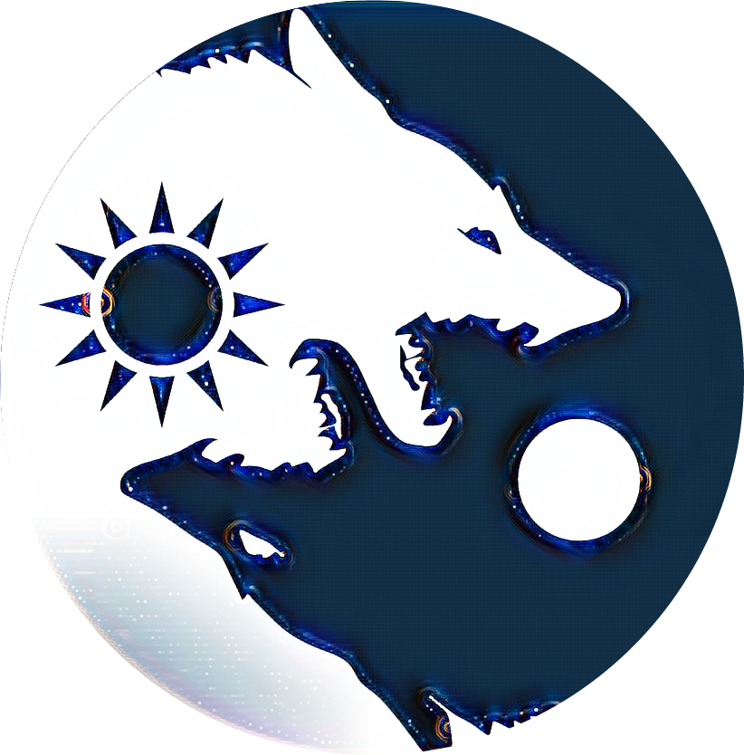 Download Yin Yang Wolf Symbol - ClipartKey