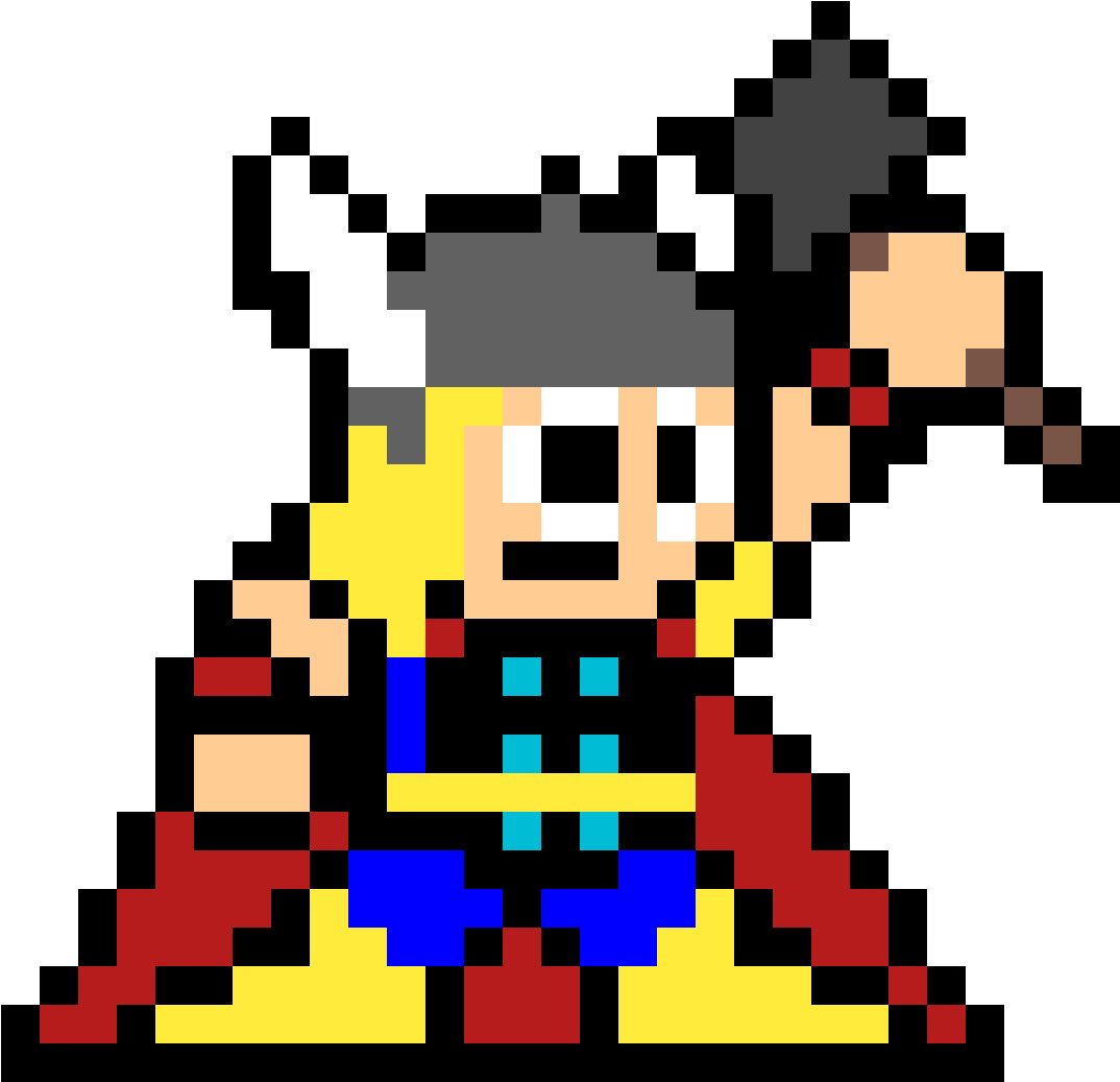 Download Thor Pixel Art - ClipartKey