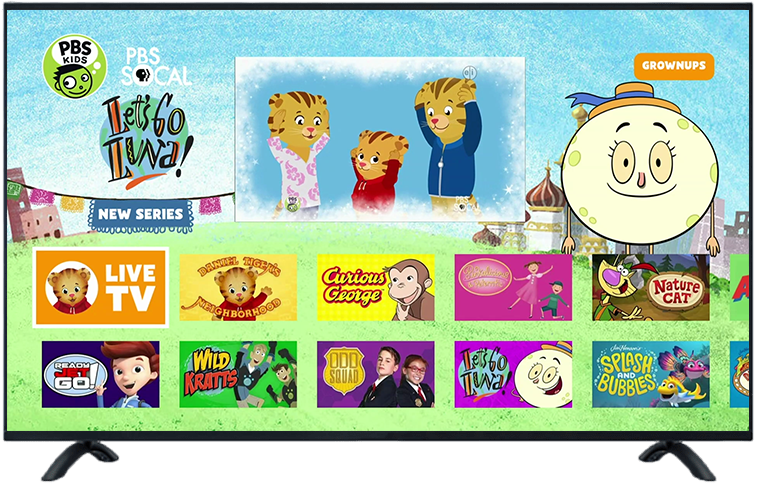 Download Ipad With Pbs Socal On Screen - Pbs Kids - ClipartKey