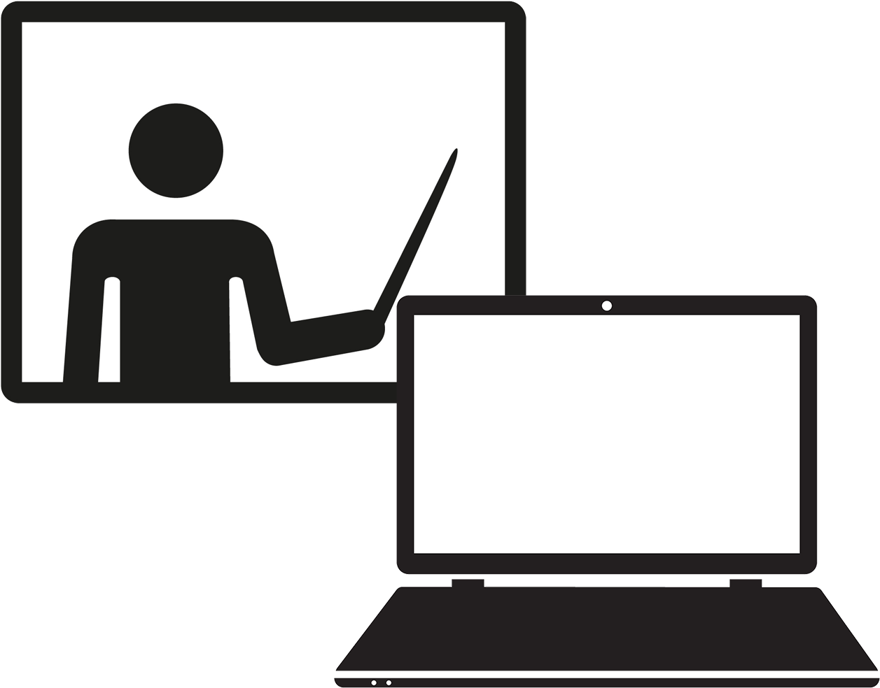 Download Training Clipart Virtual Training - Technology Clipart Black ...