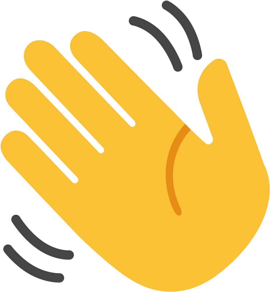 Download Goodbye Png Image Free Download - Hand Wave Emoji Png - ClipartKey