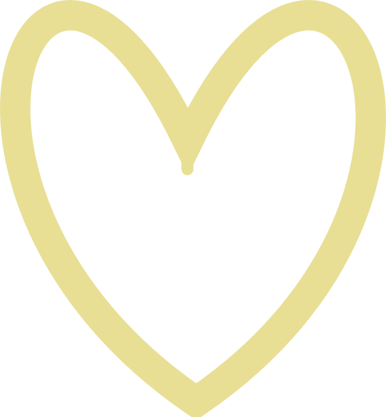 Download Gold Heart Outline Clipart - ClipartKey