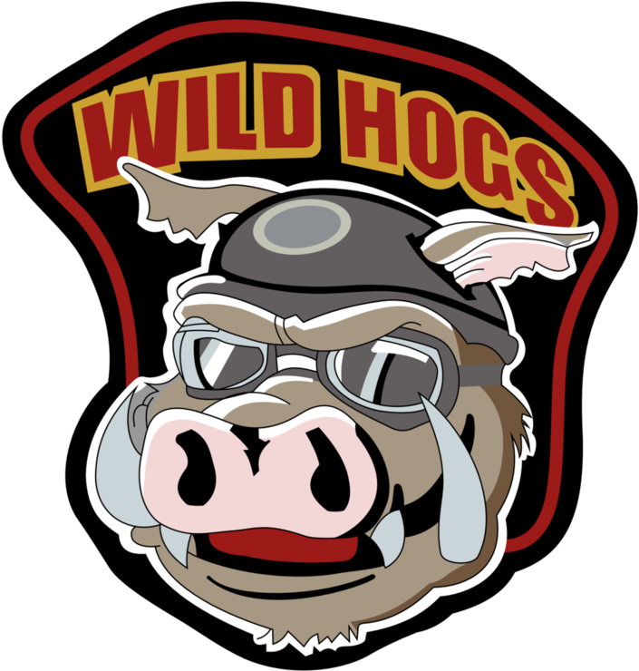 Download Wild Hogs Biker Gang Insignia By Pointingmonkey - Wild Hogs Back Patch - ClipartKey