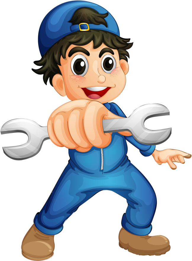Download Transparent Cartoon Arms Png - Cartoon Mechanics - ClipartKey