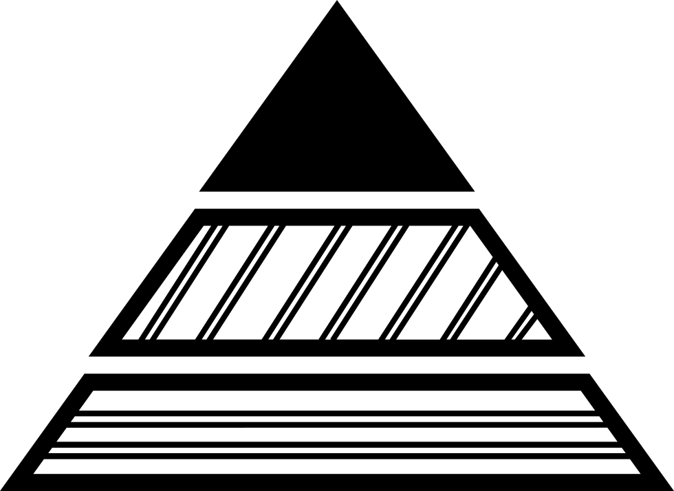 Download Triangular Pyramid Graphic - Grafico De Piramide Png - ClipartKey