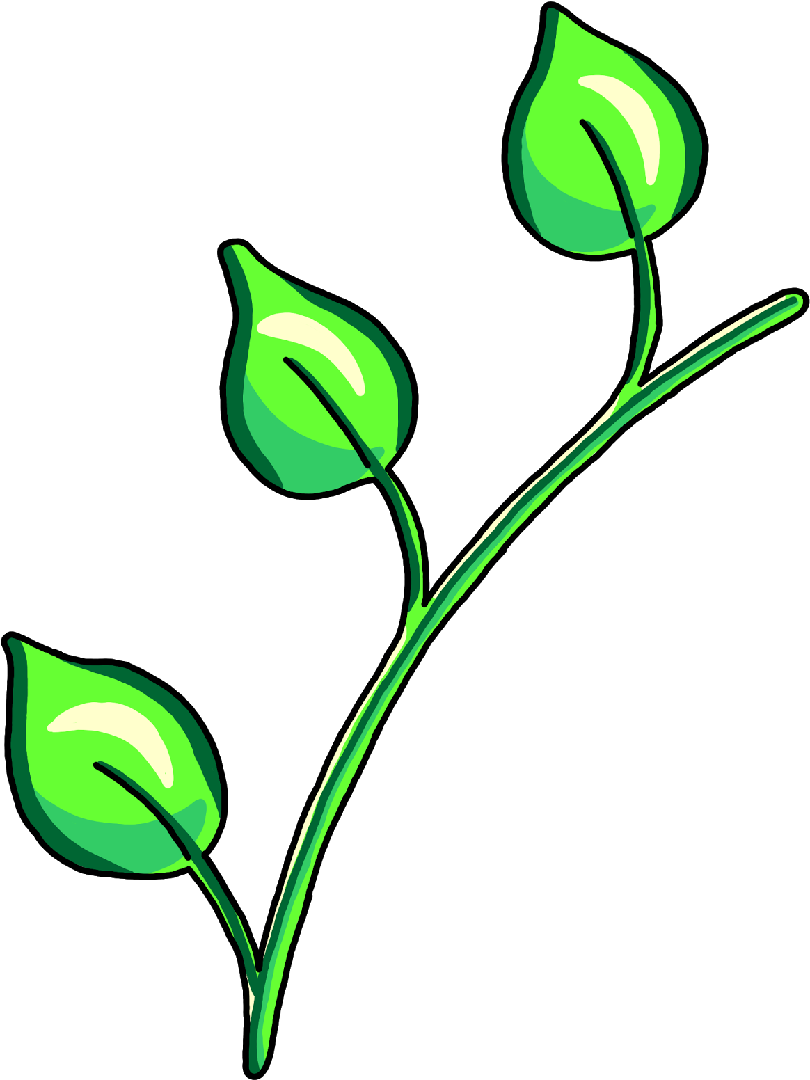 Download Stem Of A Plant Clipart - ClipartKey