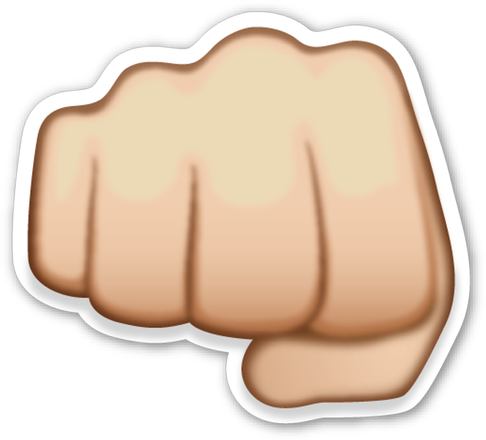 Download Transparent Fist Bump Clipart - Fist Emoji Transparent ...