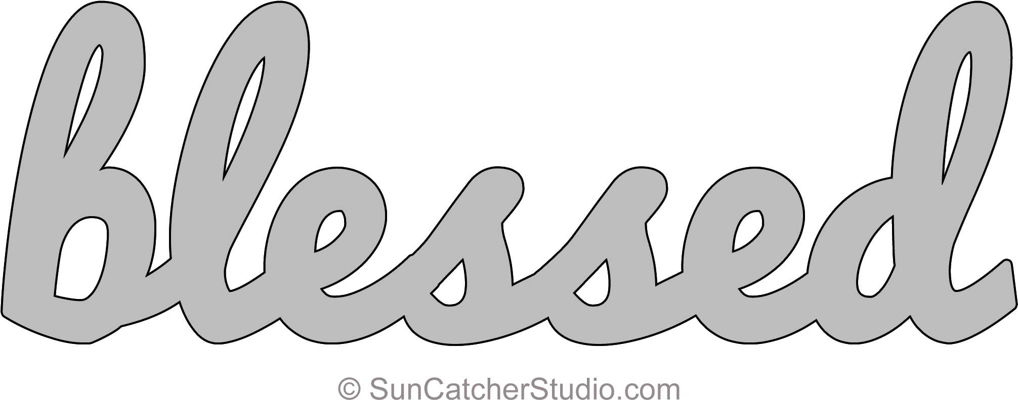 Download Blessed String Art Template - ClipartKey