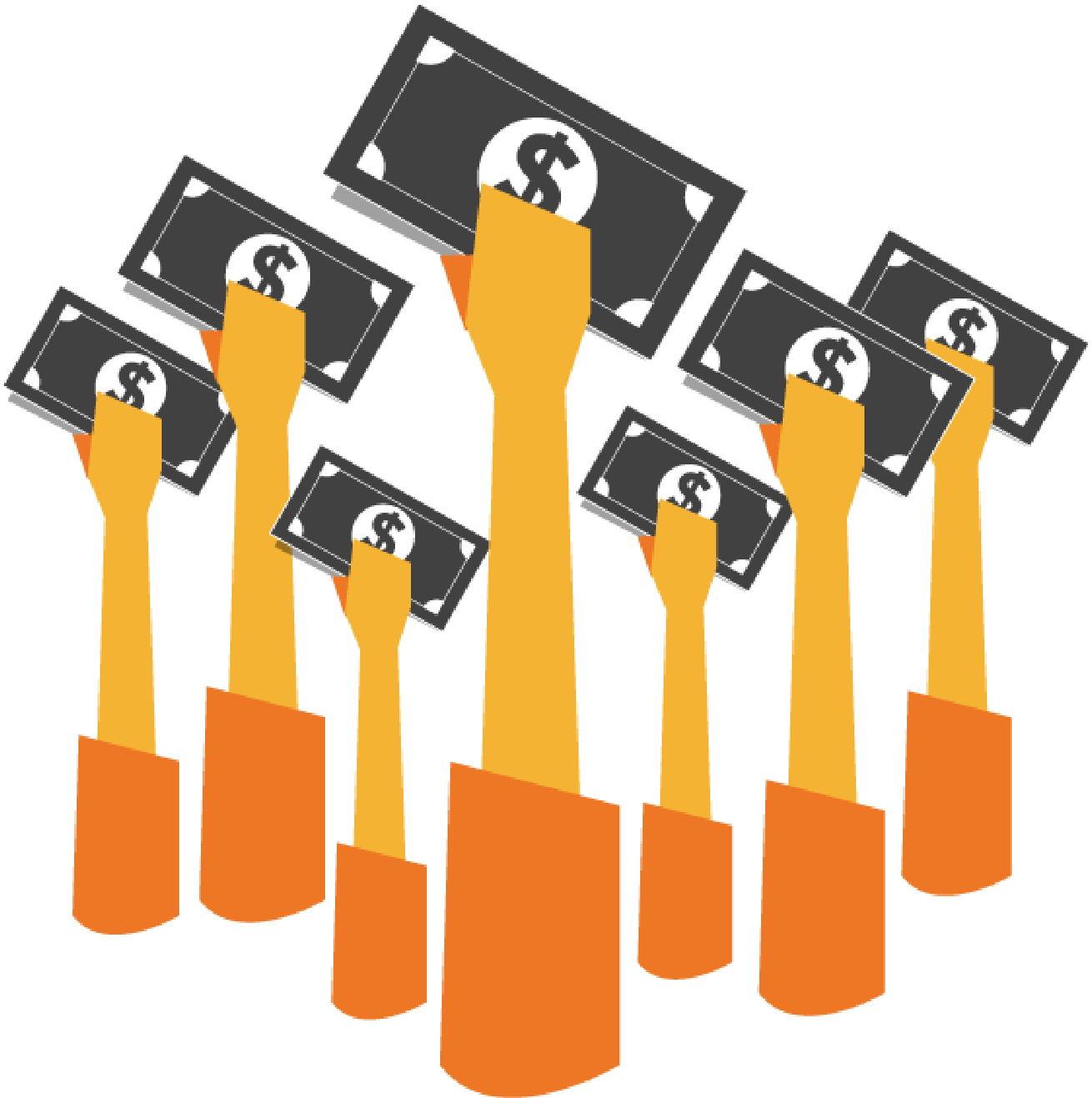 Download Transparent Funds Clipart - Crowd Funding Icon Png - ClipartKey