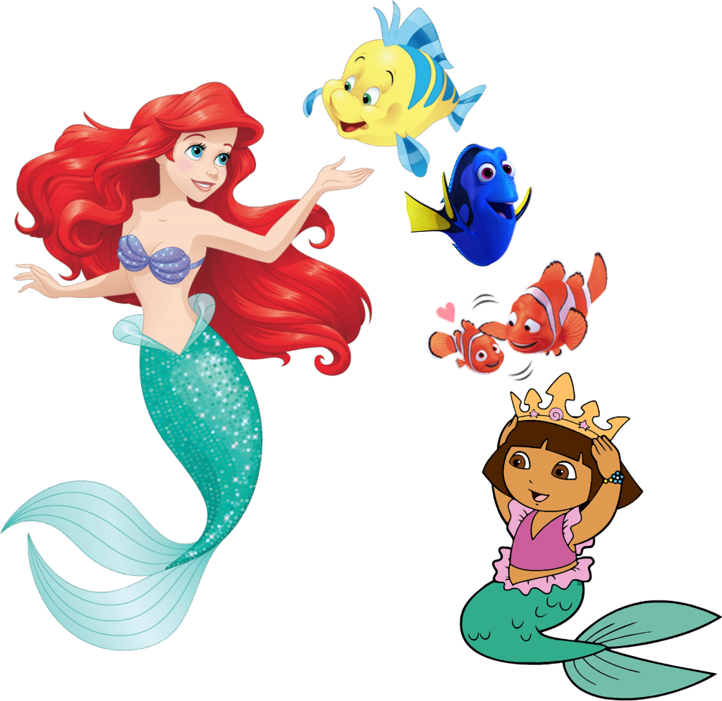 Download Little Mermaid No Background - ClipartKey