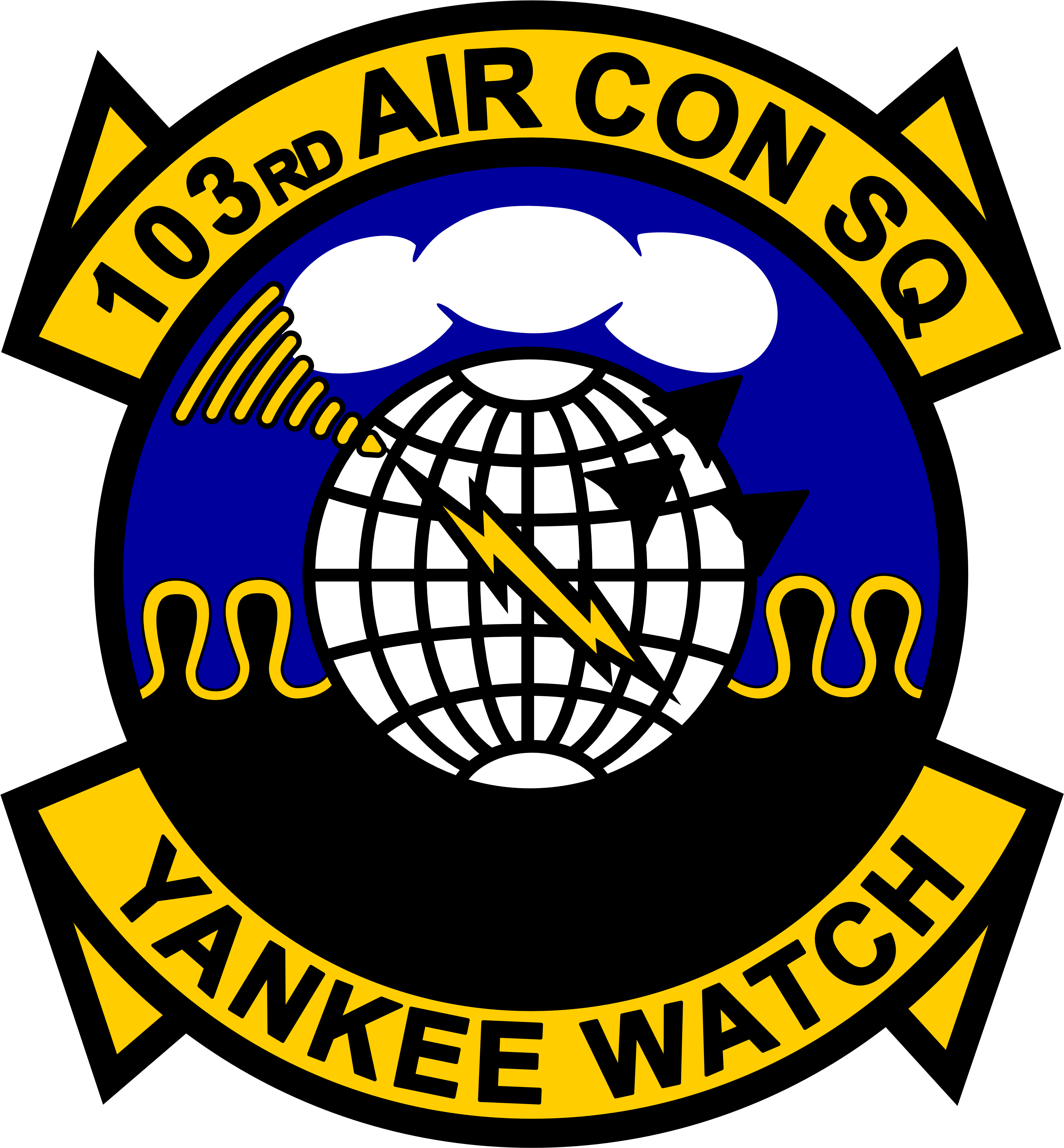 Download 103rd Air Control Squadron - Clock Time 3 00 - ClipartKey