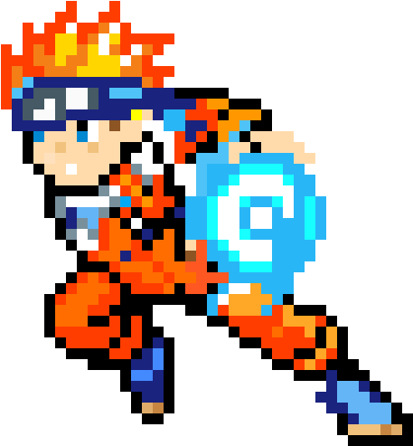 Download Naruto Pixel Art Gif - ClipartKey