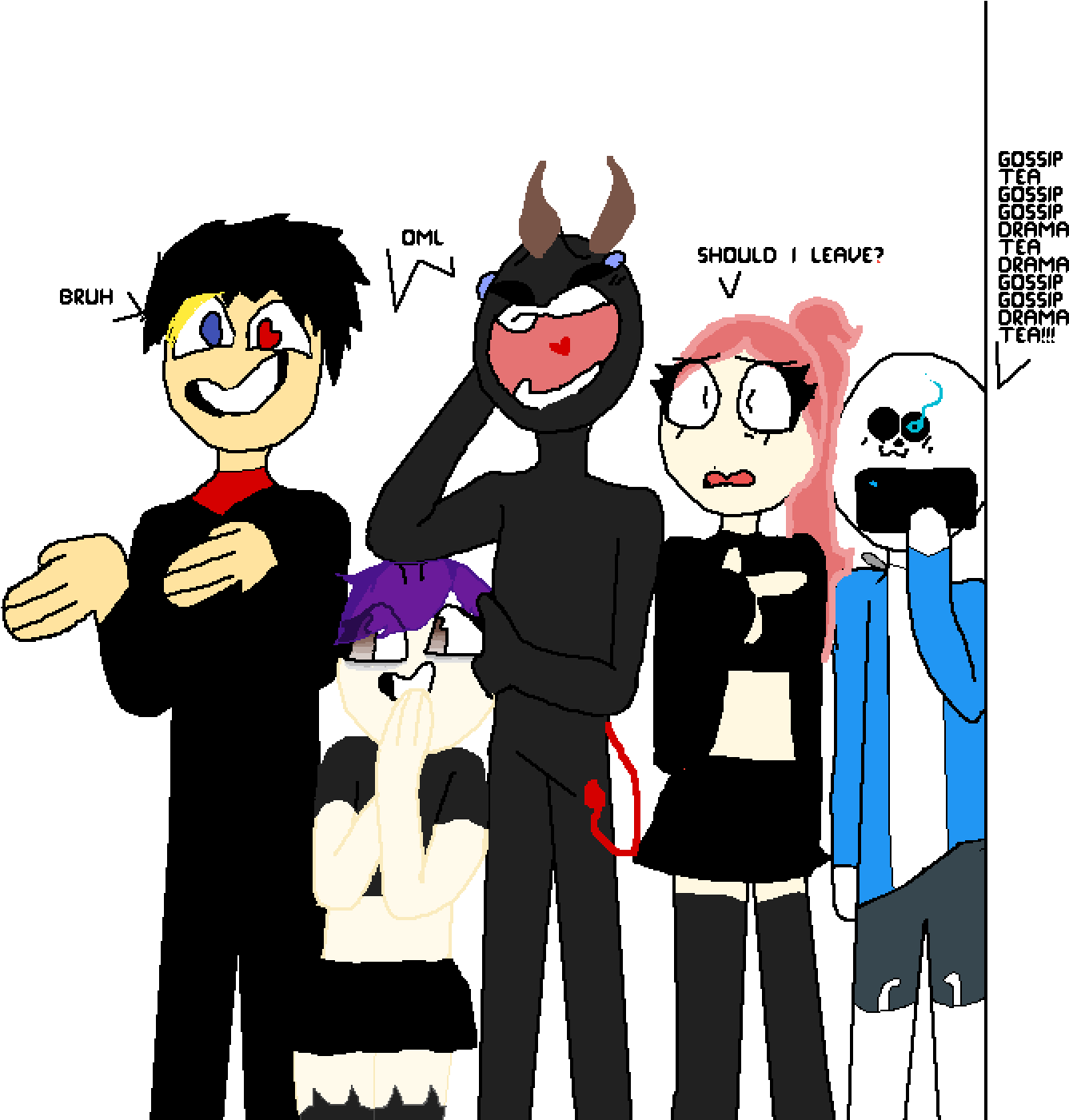 Download Gossip Tea Gossip Tea - Cartoon - ClipartKey