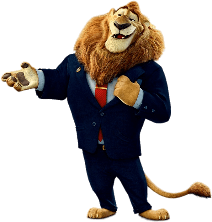 Download Mayor Lionheart Zootopia , Transparent Cartoons - Zootopia ...