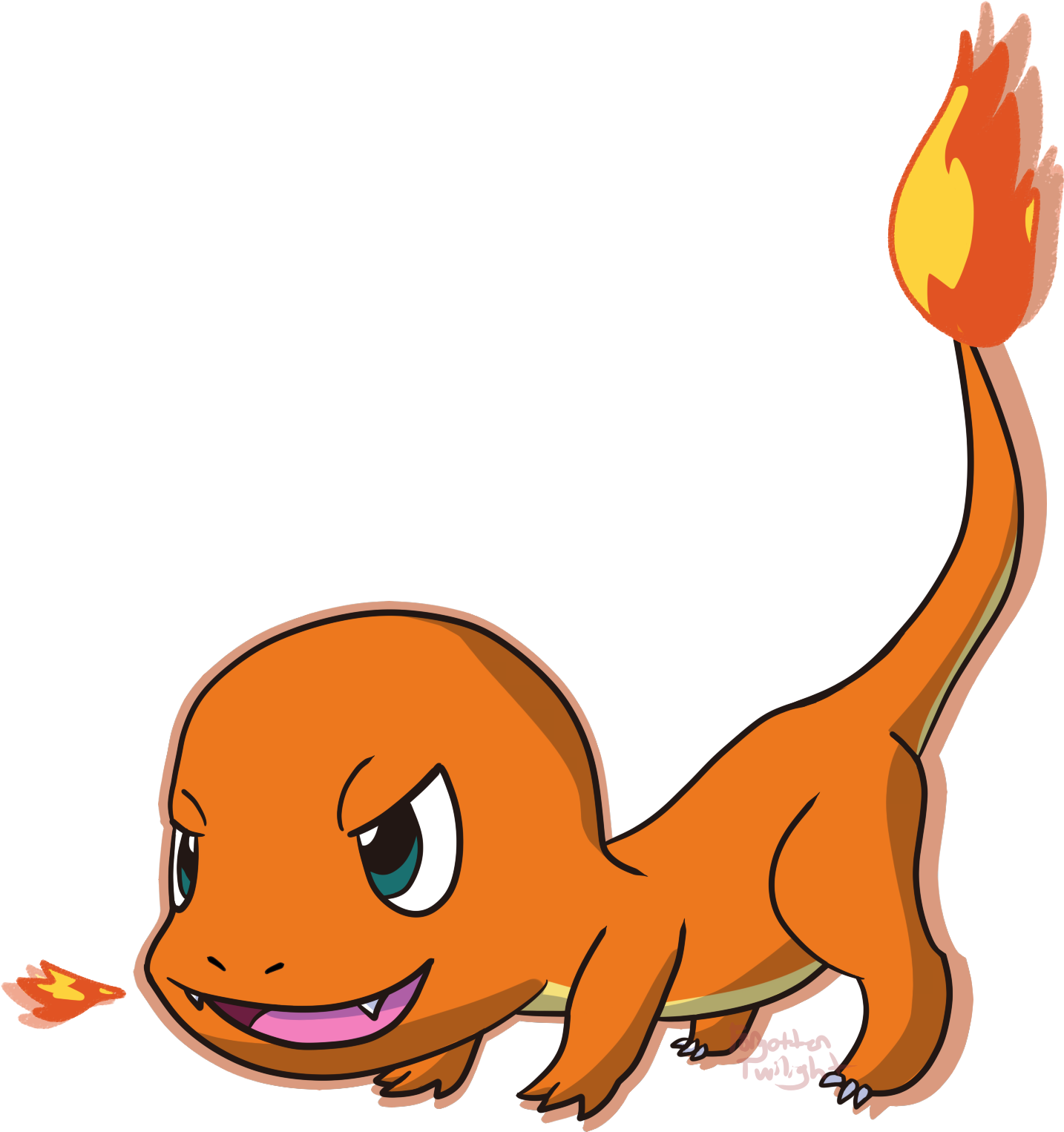Download Charmander - Cartoon - Charmander - ClipartKey