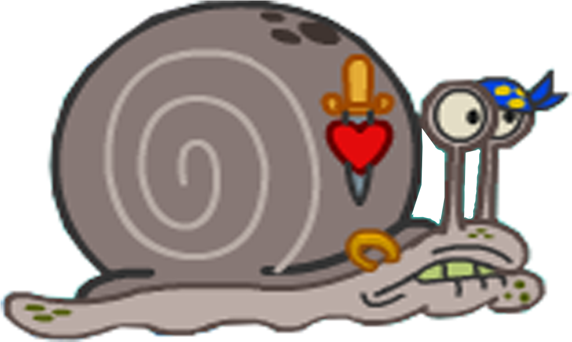Download Alley Snails - Snails On Spongebob - ClipartKey