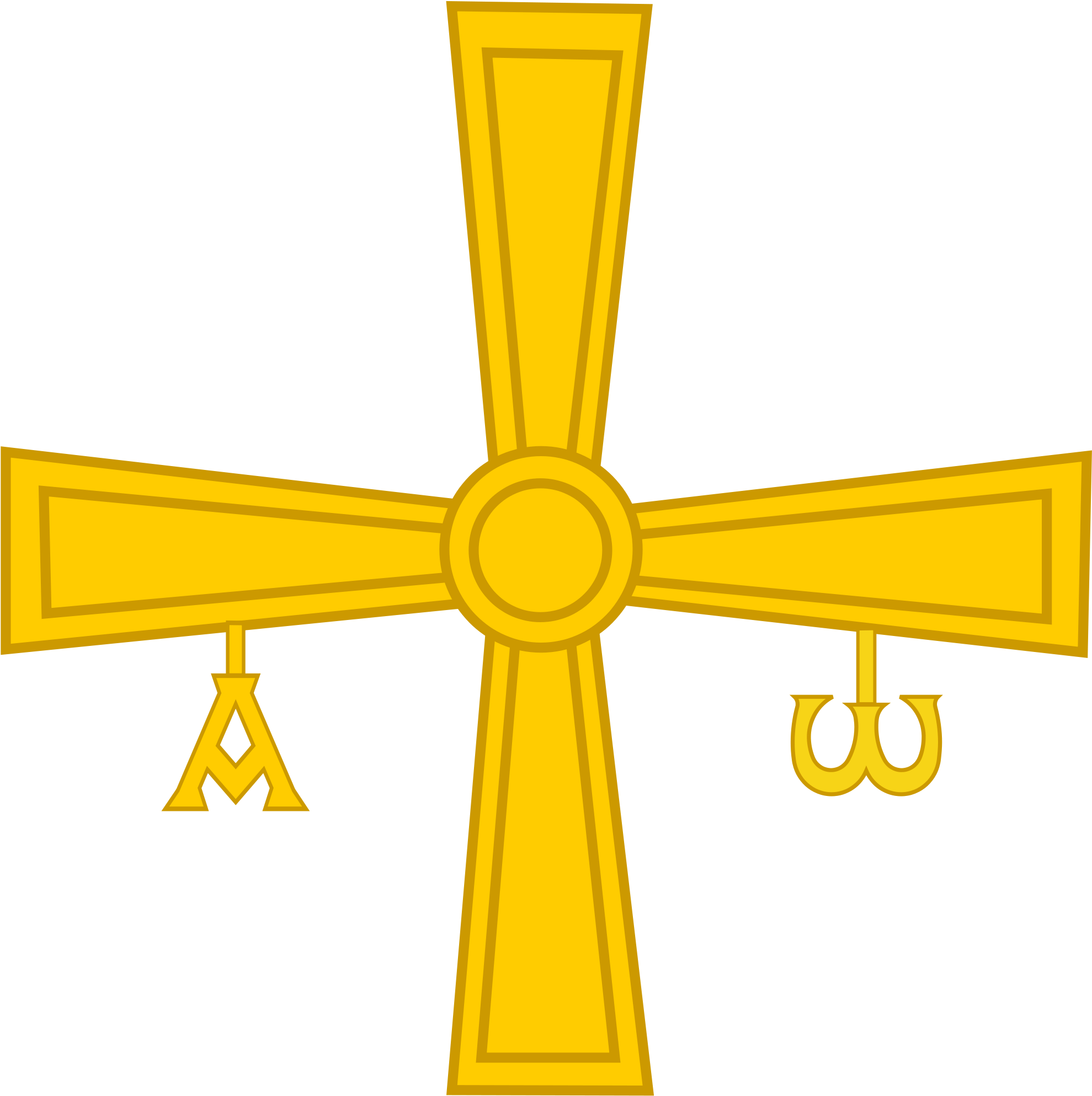 Download File De Pe Alba - Visigothic Sunwheel Cross - ClipartKey