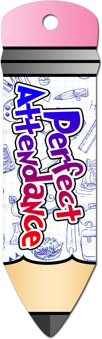 Download Perfect Attendance Png - Calligraphy - ClipartKey