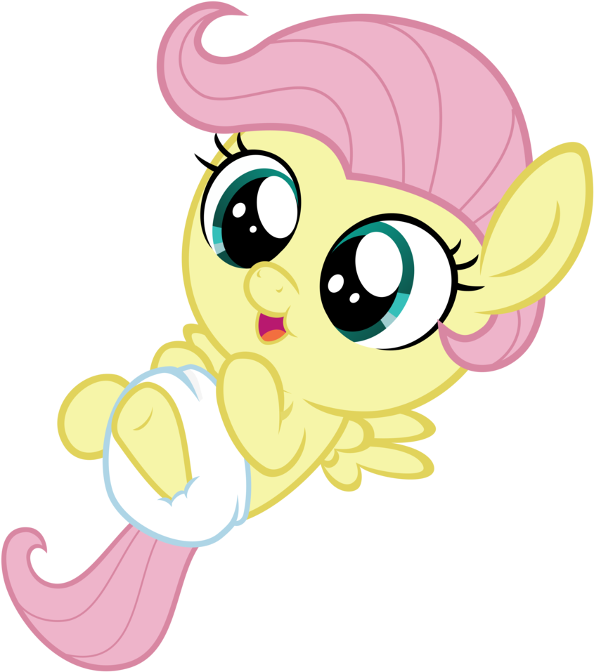 Download Transparent Nappy Clipart - Mlp Baby Fluttershy Vector ...