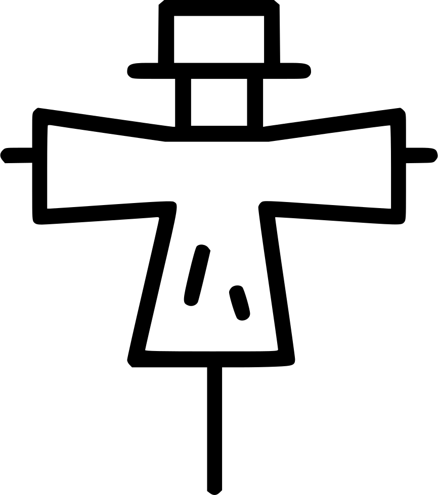 Download Scarecrow - Cross - ClipartKey