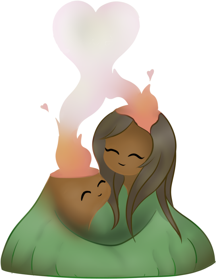 Download Clip Art Lava Clipart - Lava You Chibi - ClipartKey