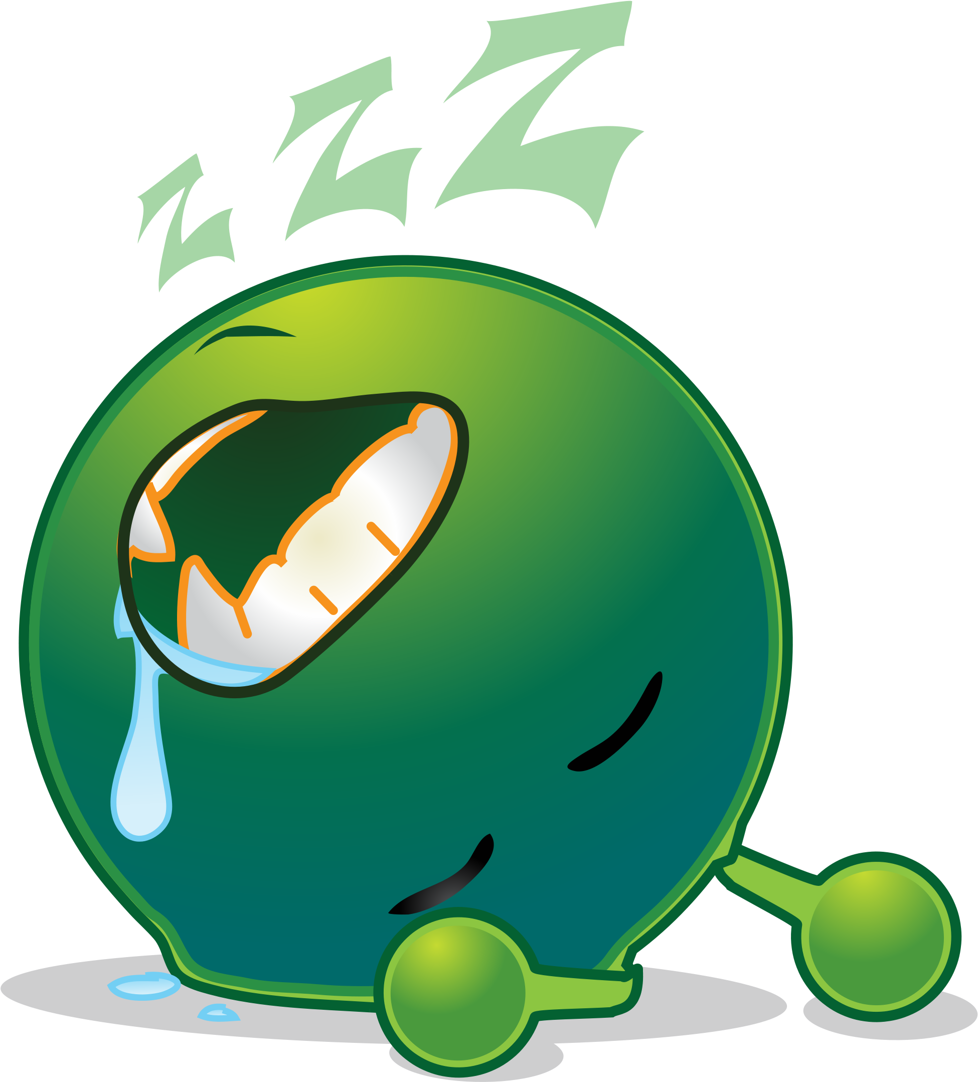 Download Sleepy Clipart Deep Sleep - Sleepy Smiley - ClipartKey