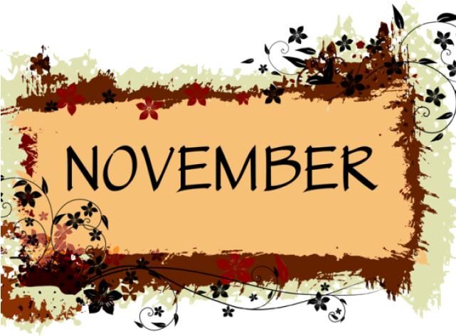 Download November Clipart Images Banner Border Black And White ...