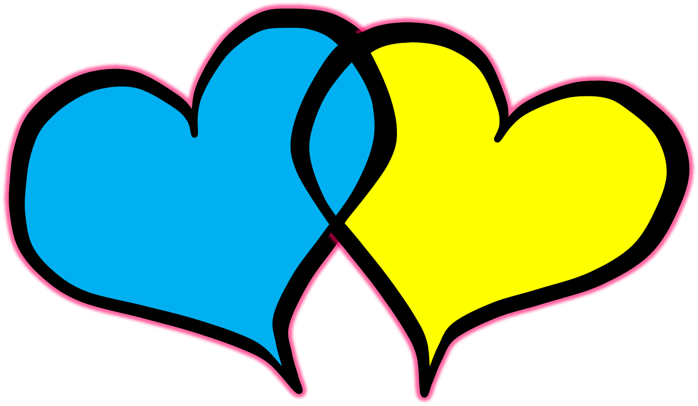 Download Free Clip Art Heart Outline Free Wedding Hearts Clip - Heart ...