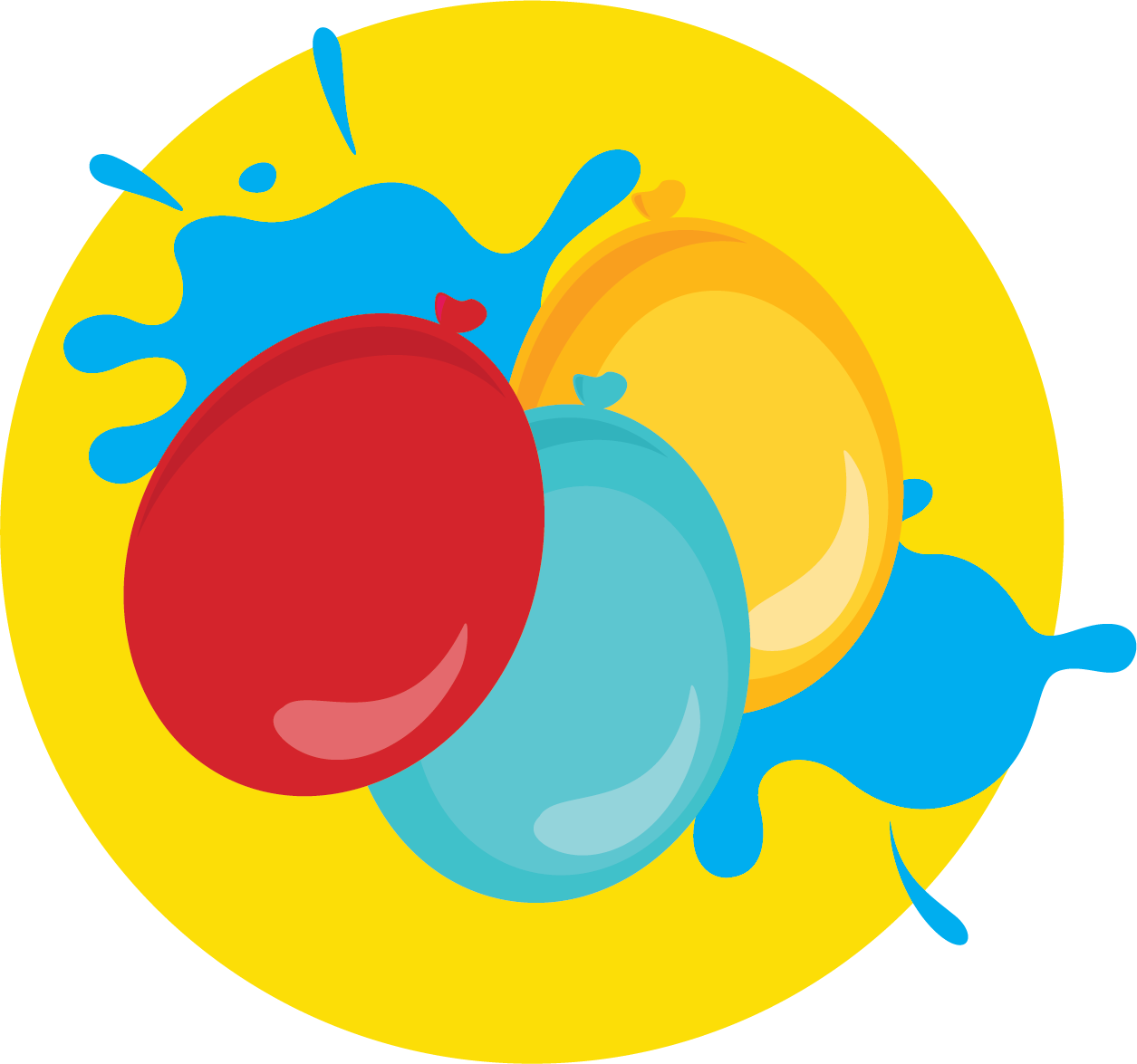 Download Water Balloon Png - Water Balloon Fight Clipart - ClipartKey