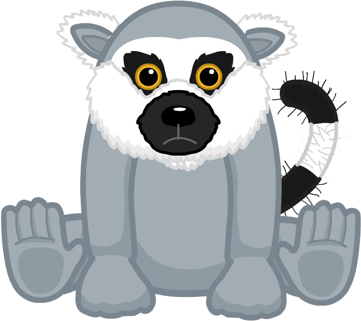Download Lemur Png Pic Background - Webkinz Lemur - ClipartKey