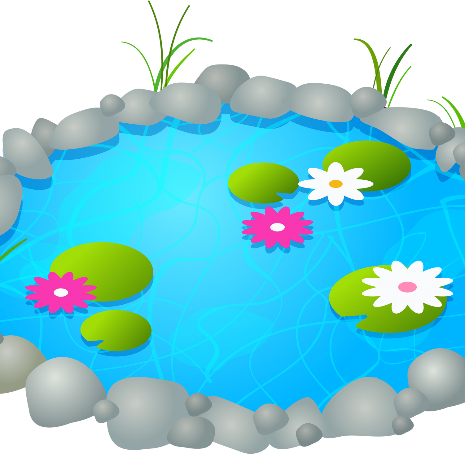 Download Transparent Yard Clipart - Transparent Background Pond Clipart ...