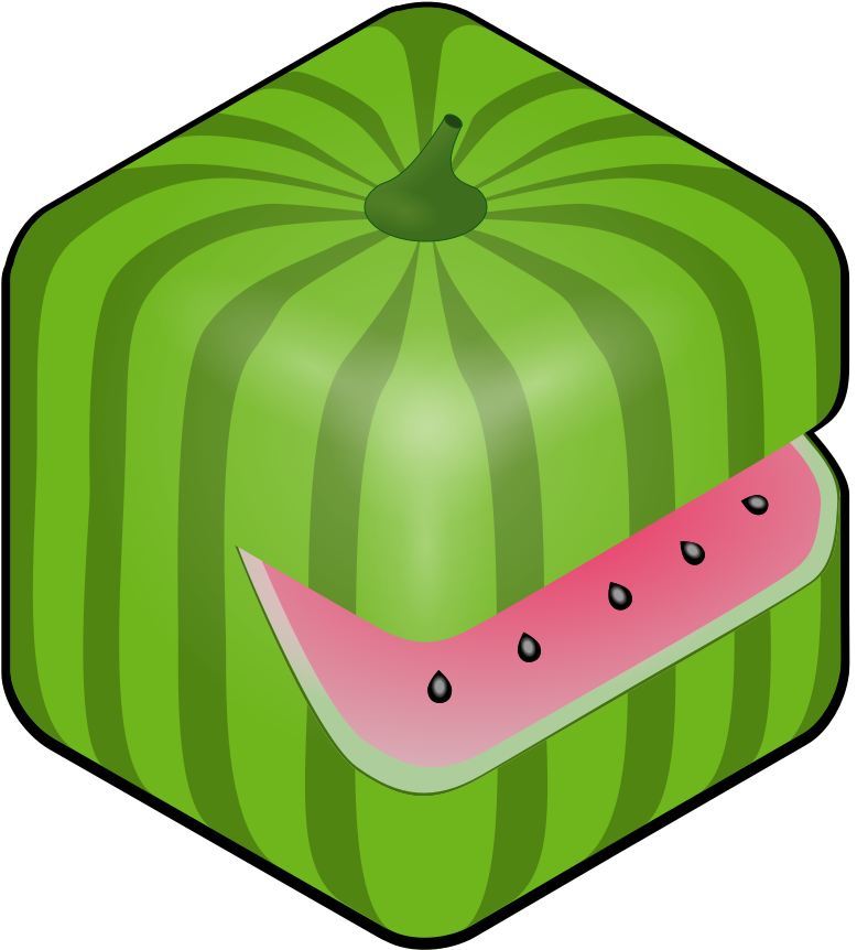 Download Hungry Melon Studio - Watermelon - ClipartKey