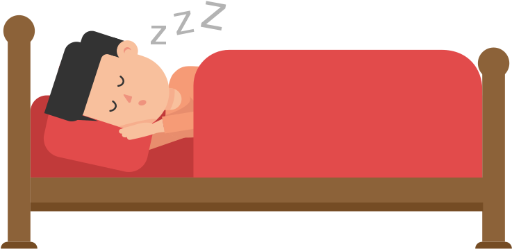 Download Gif Sleep Vector Graphics Clip Art Cartoon - Cartoon Bed ...