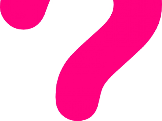 Download Transparent Pink Question Mark Png - ClipartKey